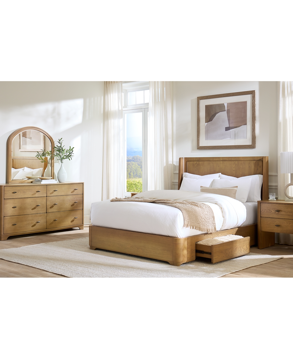 Click here for Nordic 3 Pc. King Panel Storage Set (Bed  Dresser... prices