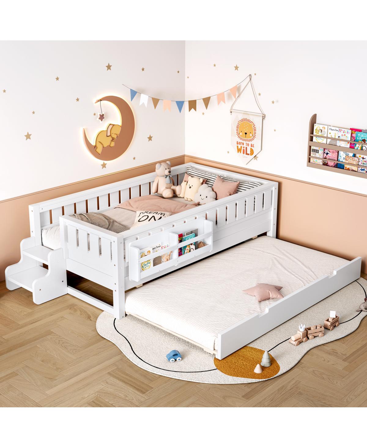 Click here for Streamdale Furniture 79 inches Twin Bed with Books... prices