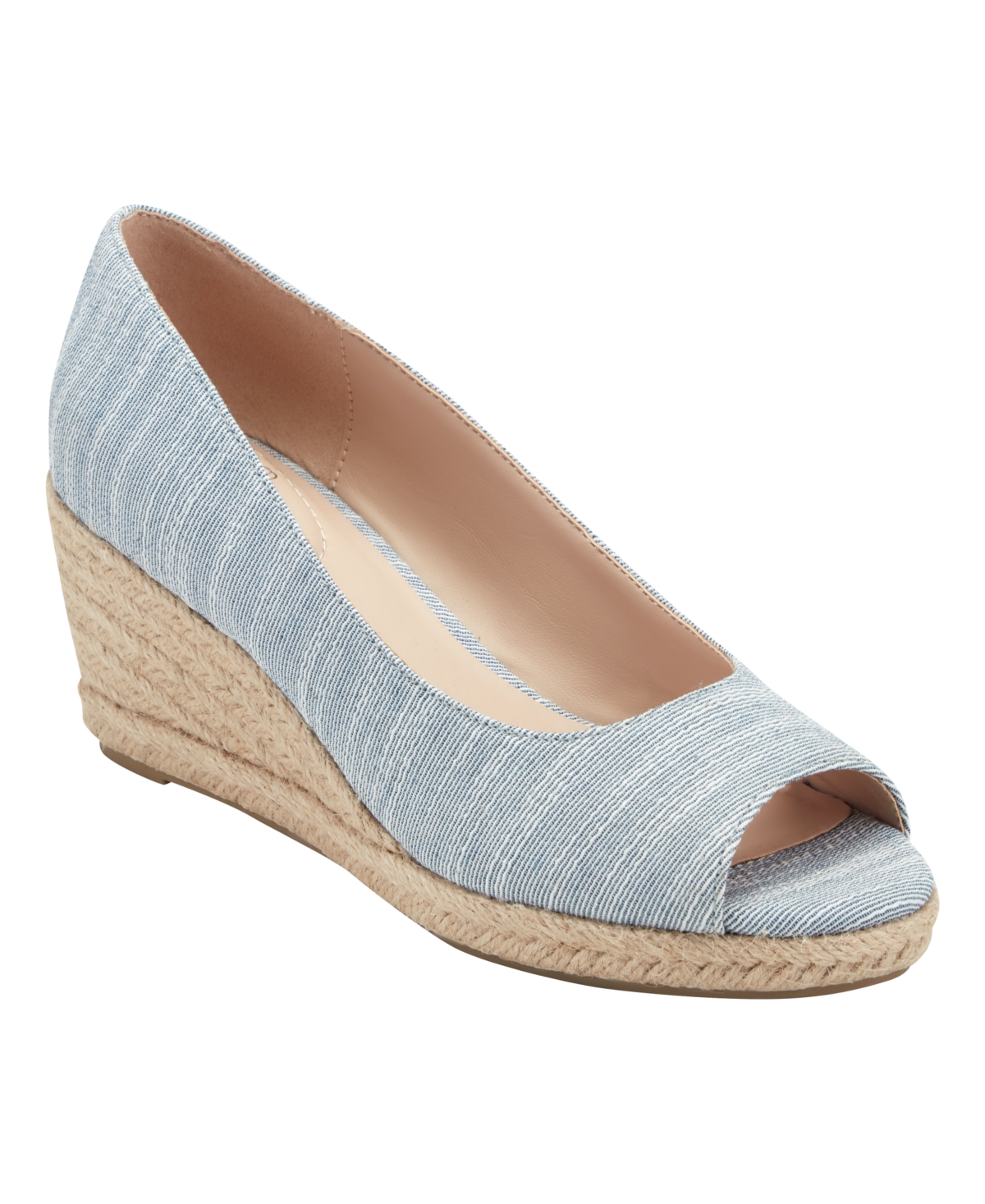 Click here for Bandolino Womens Nuri Peep Toe Espadrille Wedge Pu... prices