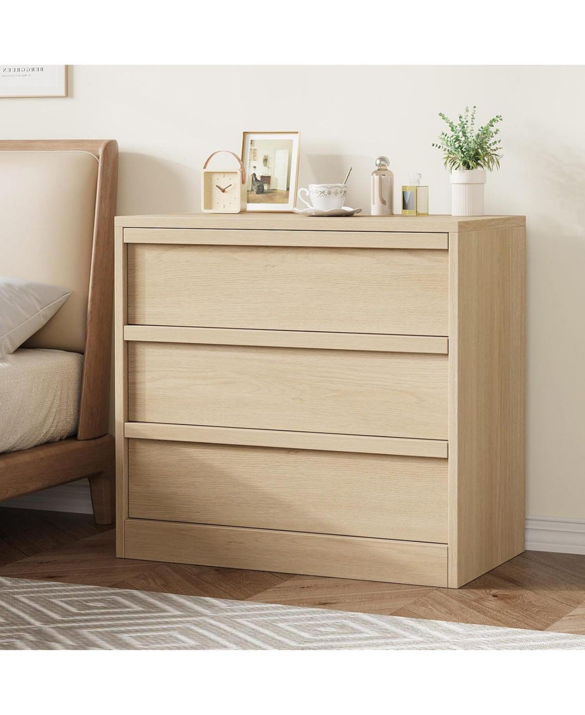 Click here for gaomon 3 Drawer Dresser for Bedroom  Nightstand 3... prices