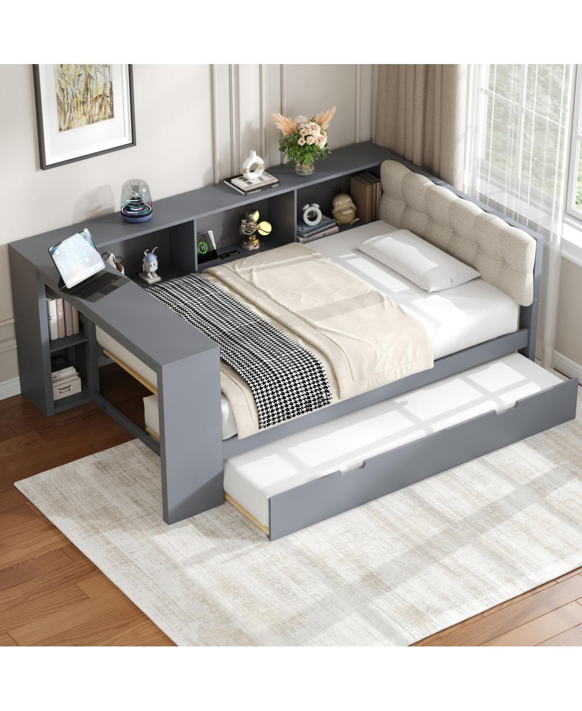 Click here for Streamdale Furniture Wood Twin Platform Bed w/Stor... prices