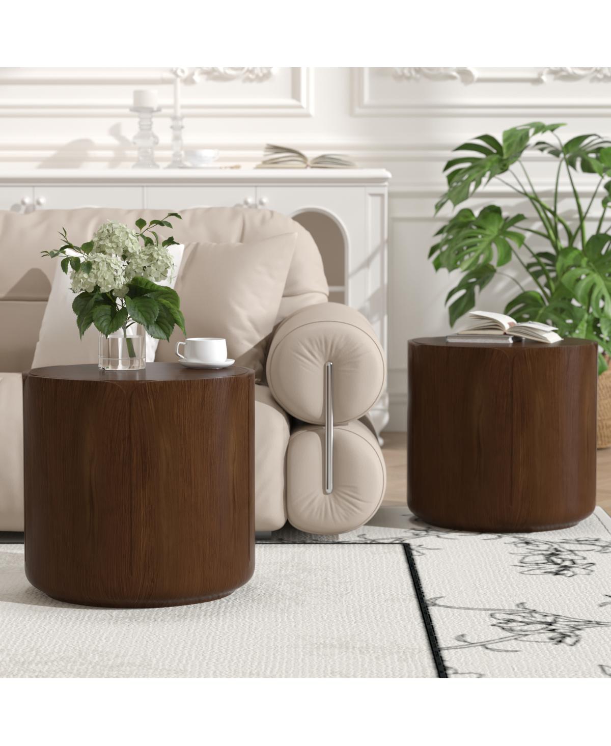 Click here for Streamdale Furniture Set of 2 Outdoor Round Side T... prices