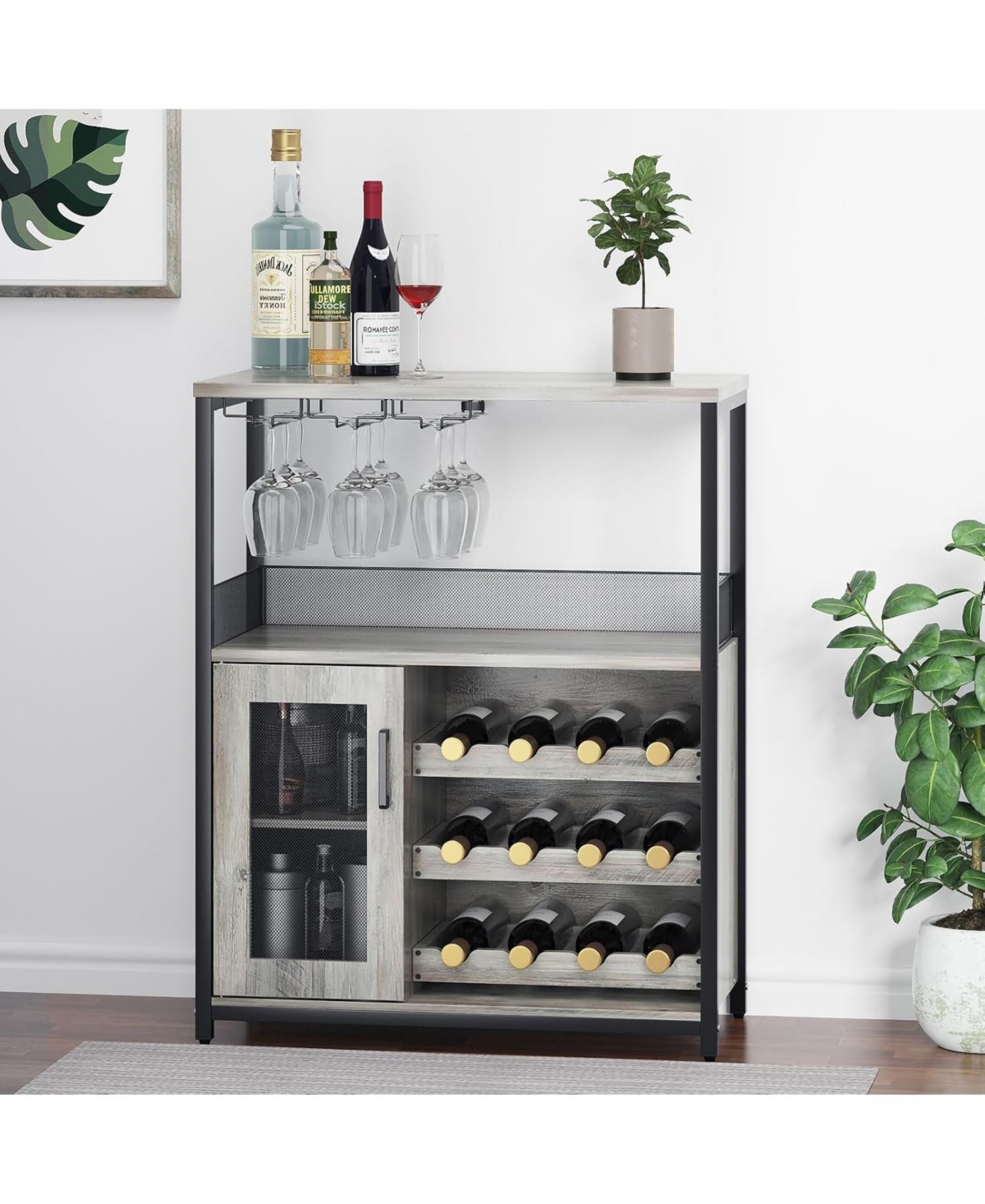 Click here for gaomon Wine Cabinet with Large Storage Space and D... prices