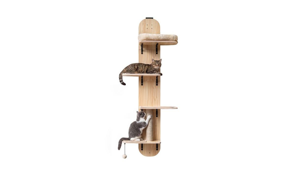 Click here for Aostirmotor Height-Adjustable Door Cat Tree  5-Lev... prices