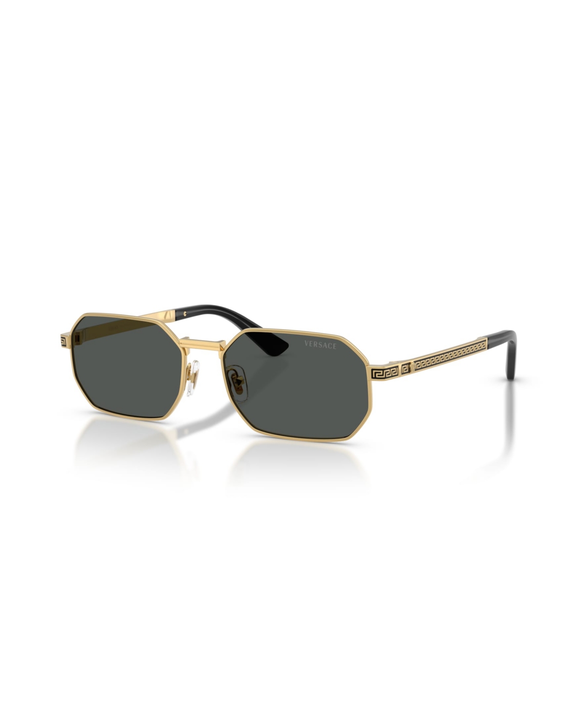 Click here for Versace Mens Rectangle Sunglasses  VE2297 - Gold prices