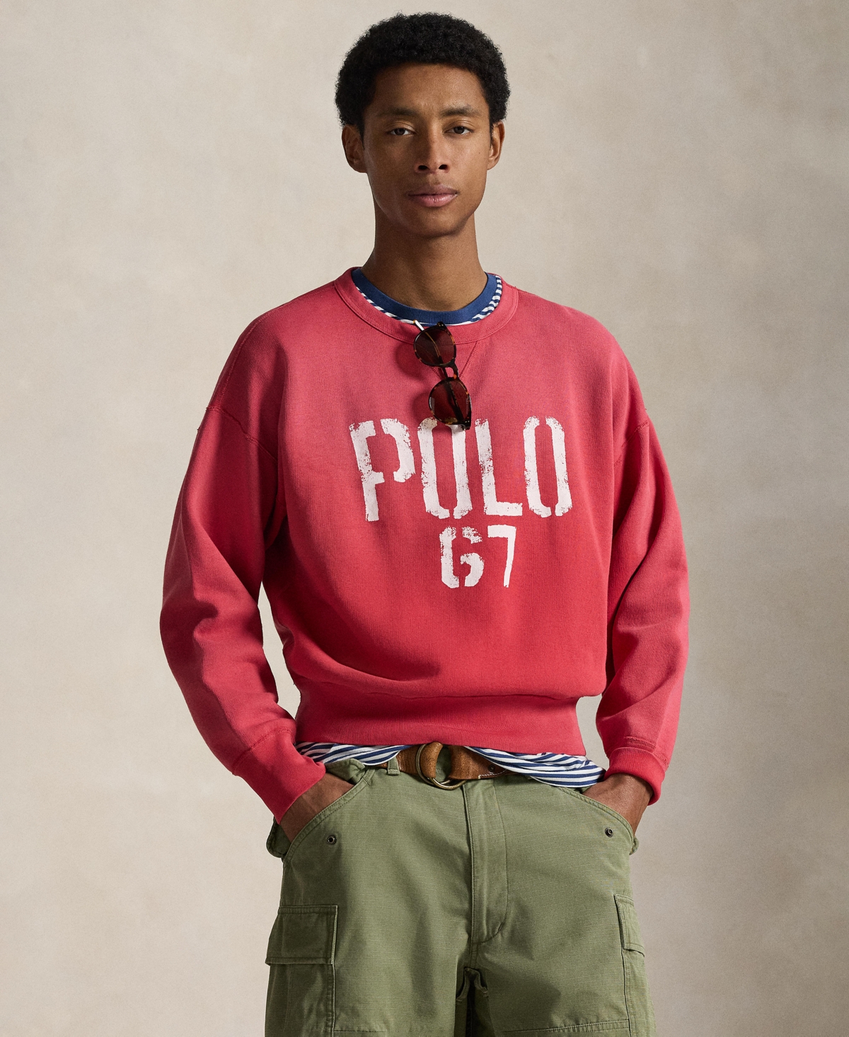 Click here for Polo Ralph Lauren Mens Crewneck Sweatshirt - Sunri... prices