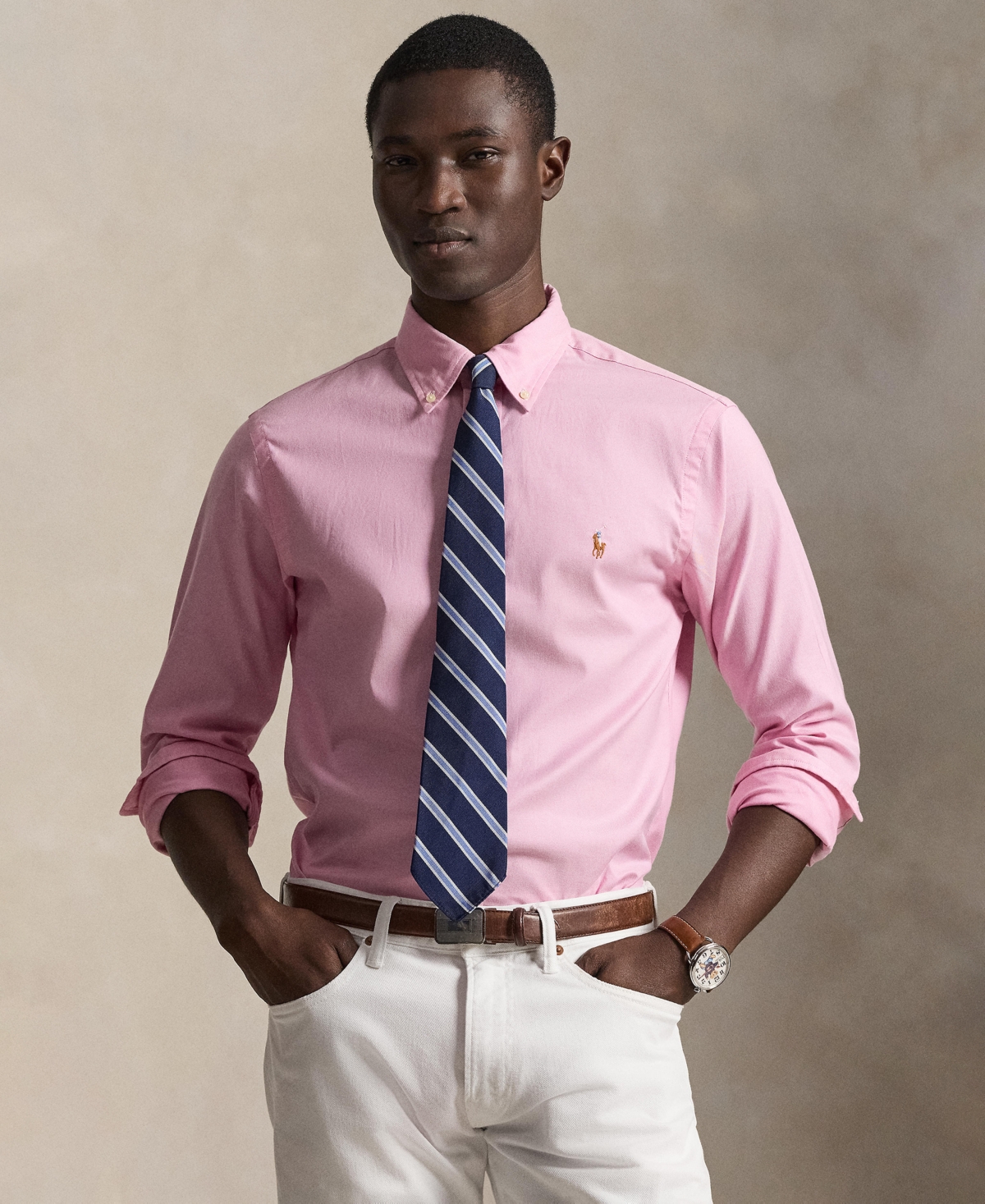 Click here for Polo Ralph Lauren Mens Classic-Fit Performance Oxf... prices