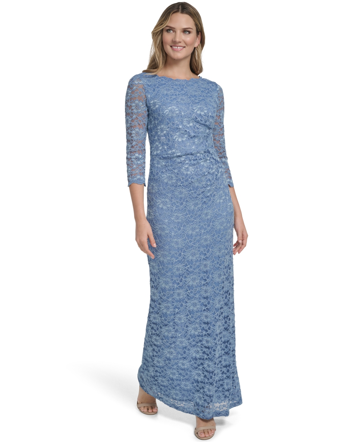 Click here for Jessica Howard Petite Boat Neck Side Tuck Sheath G... prices