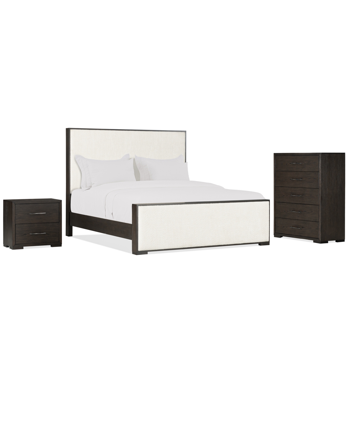 Click here for Ryder 3-Pc. Oak veneer Queen Bed  Chest and Nights... prices