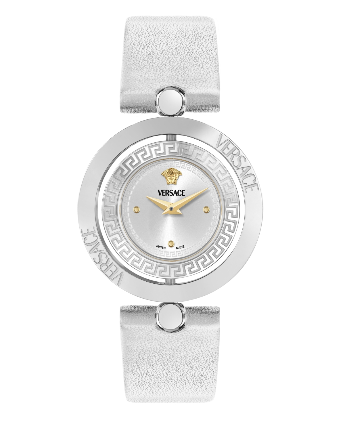 Click here for Versace Womens Eon Silver Stainless Steel Strap Wa... prices