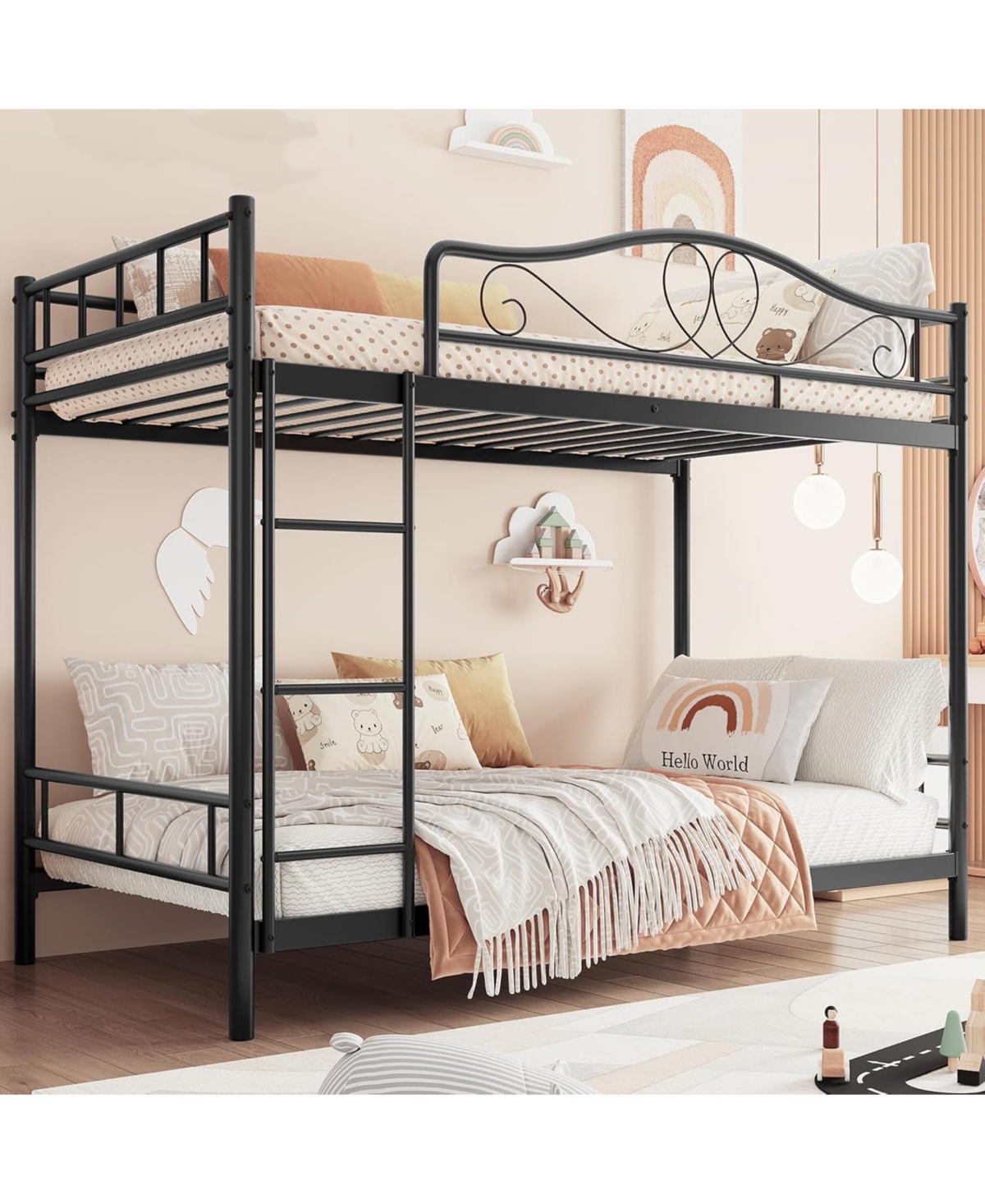 Click here for Gaomon Metal Bunk Bed Twin Over Twin  Heavy Duty B... prices