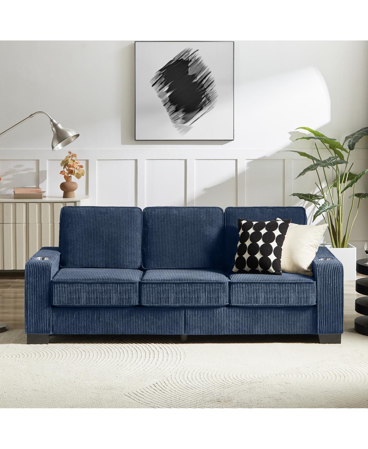 Click here for Streamdale Furniture Corduroy 83.86" Modern C... prices