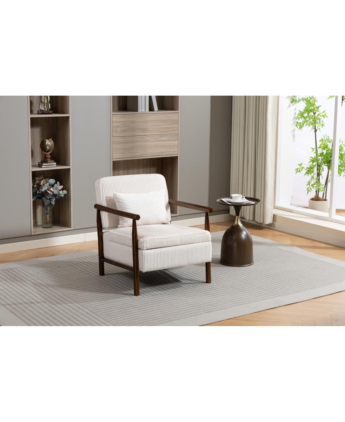 Click here for Streamdale Furniture Storage Chair  Wood Frame Mid... prices