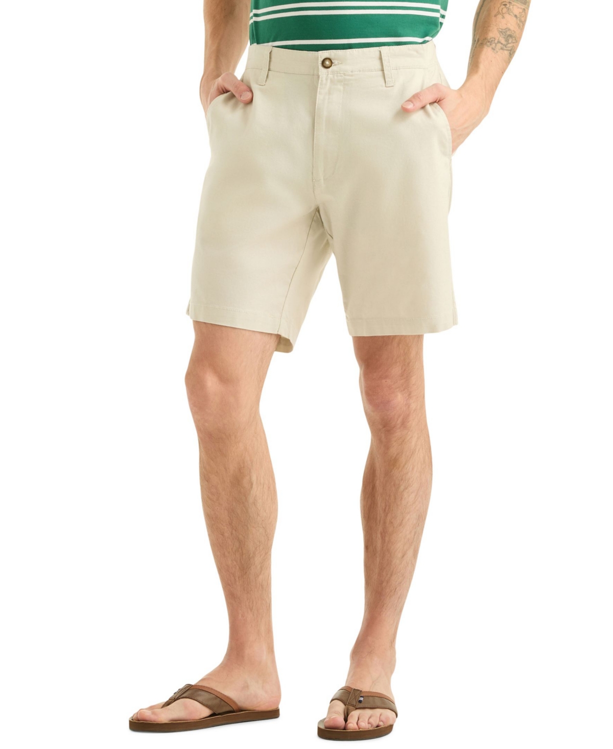 Click here for Nautica Mens Slim-Fit Shorts - Nautica Stone prices