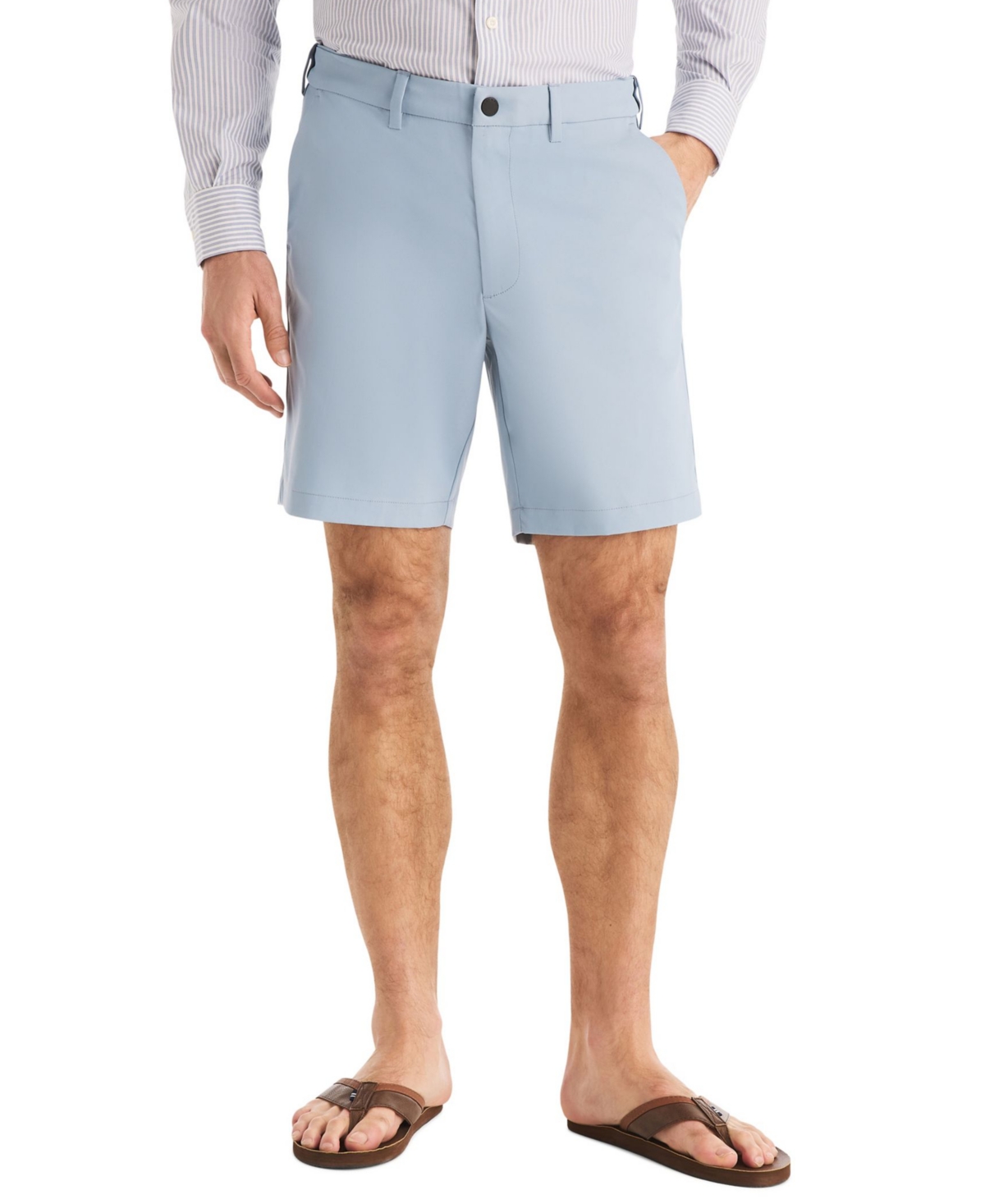 Click here for Nautica Mens Slim-Fit Shorts - Anchor Blue prices