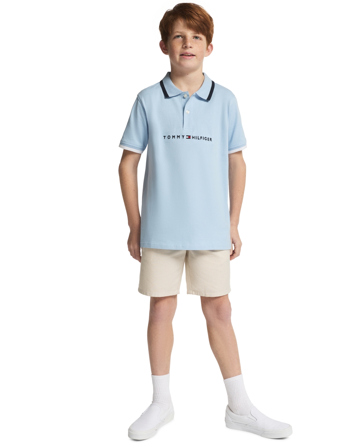 Click here for Tommy Hilfiger Boys 8-20 Tomas Tipped Polo Shirt -... prices