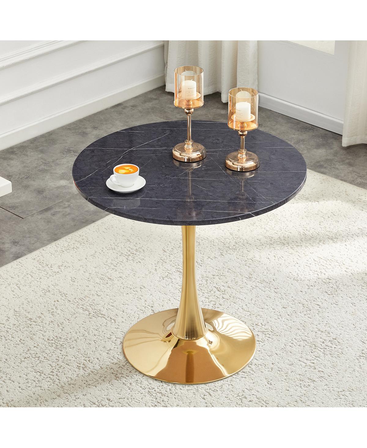 Click here for Streamdale Space-Saving Round Dining Table for Sma... prices
