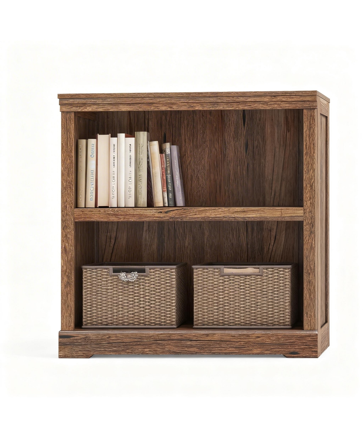 Click here for Yigii Adjustable 2-Tier Wood Bookshelf for Home Of... prices