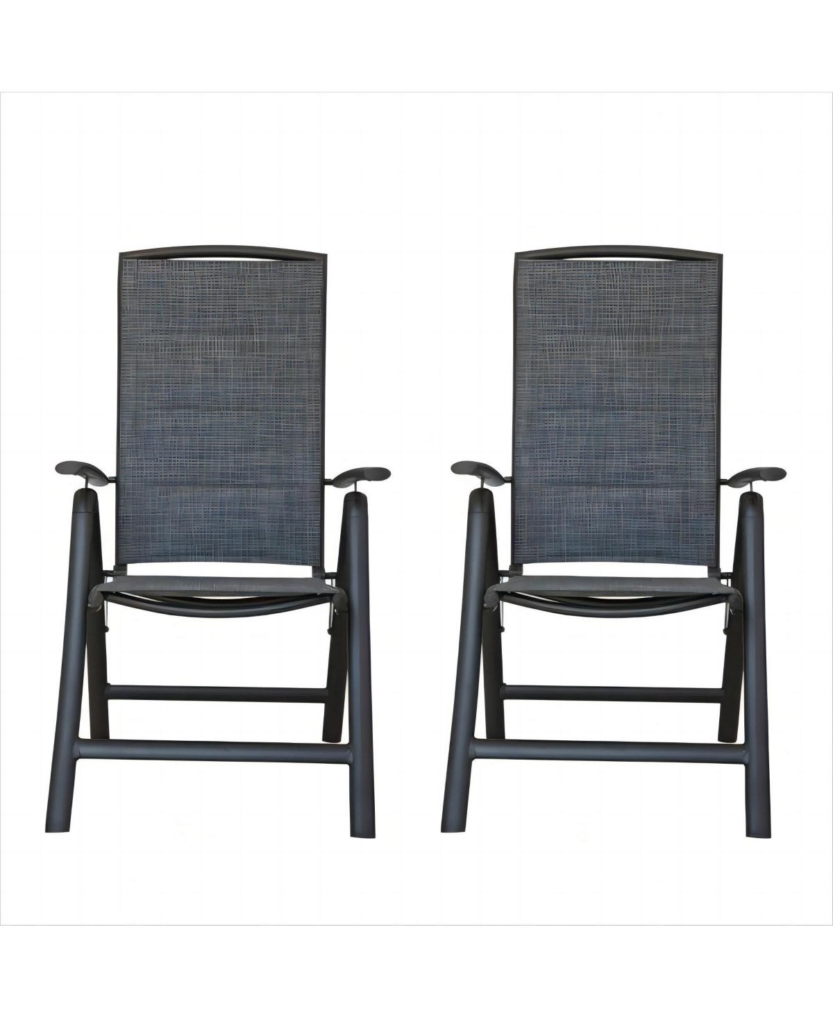 Click here for Clihome Folding Patio Chairs Set of 2  Aluminium F... prices