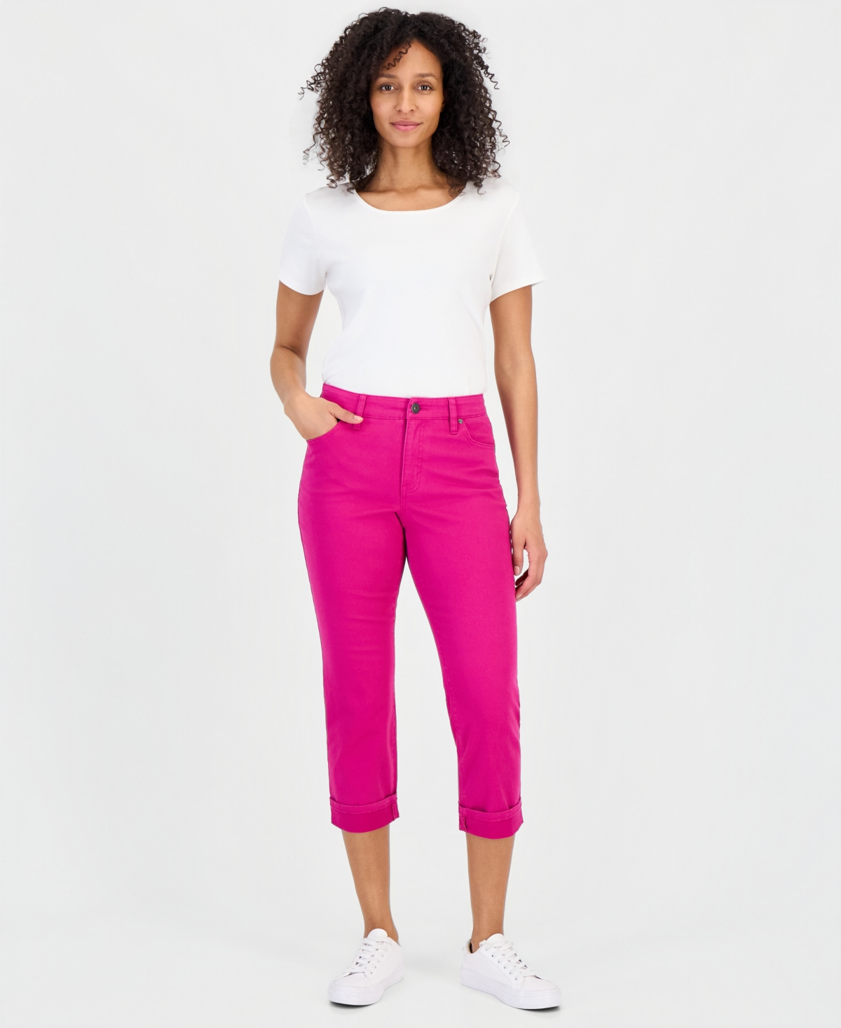 Click here for Style & Co Womens Mid-Rise Curvy Capri Jeans  Excl... prices