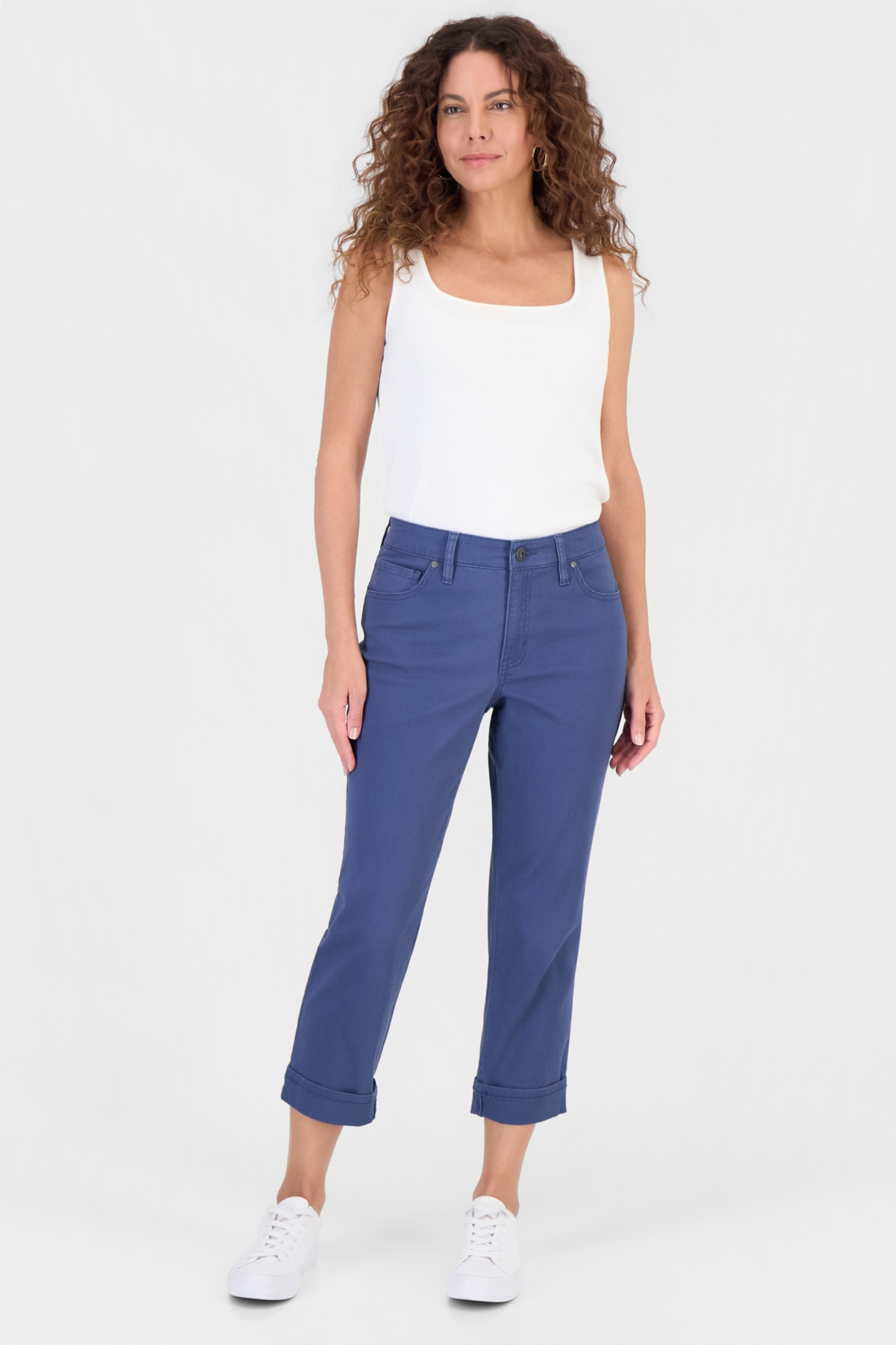 Style & Co Womens Mid-Rise Curvy Capri Jeans  Exclusively at Macys - New Uniform