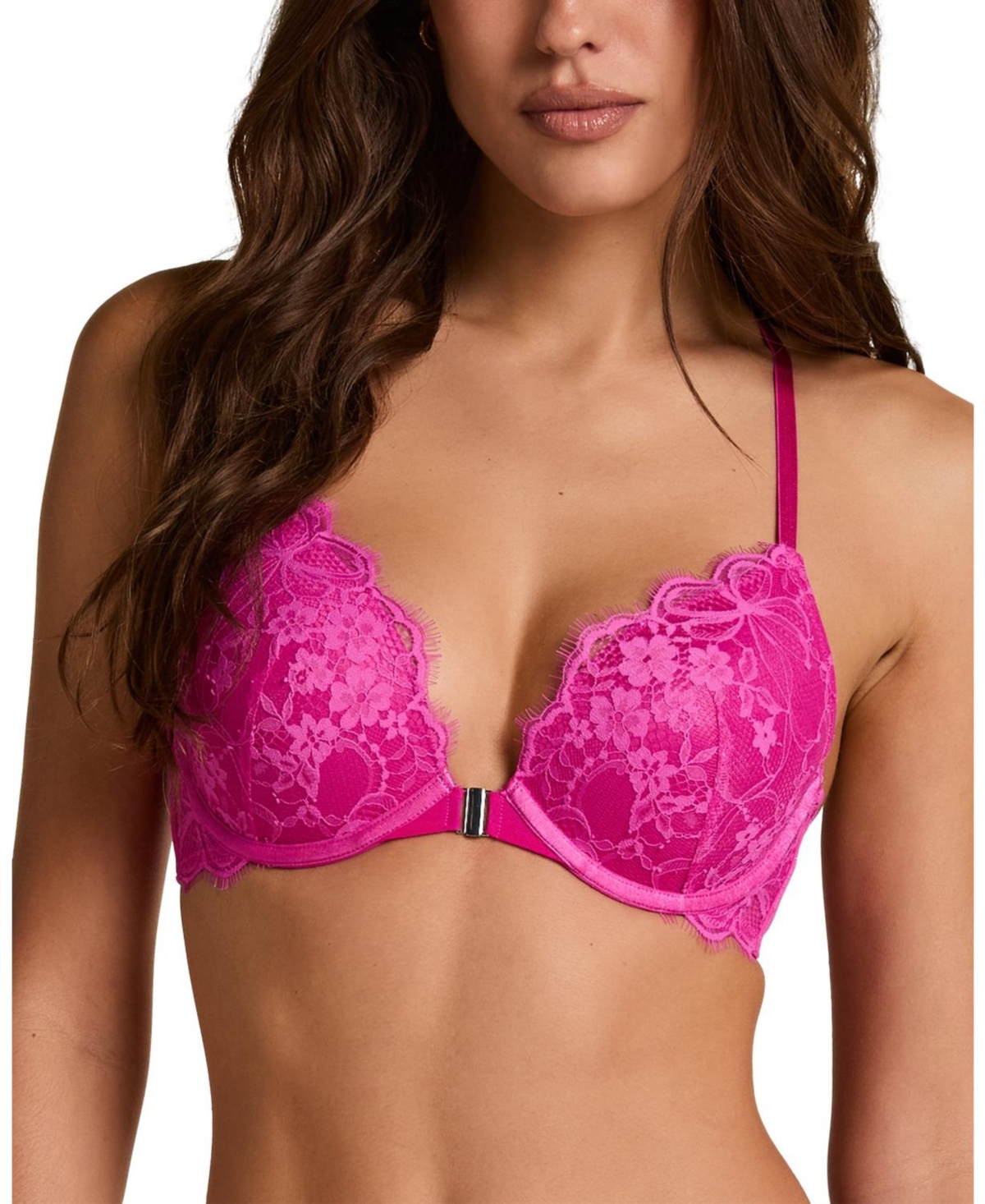 Click here for Hunkemoller Womens Prina Push-Up Bra - Rose violet prices