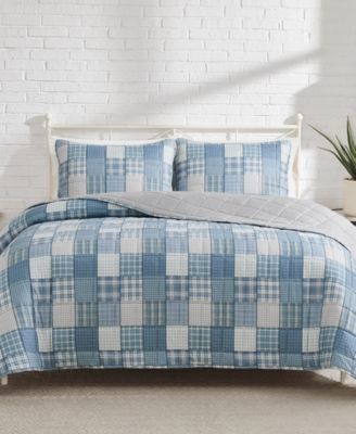 Click here for Lucky Brand Plaid Patchwork Reversible Quilt Sets prices