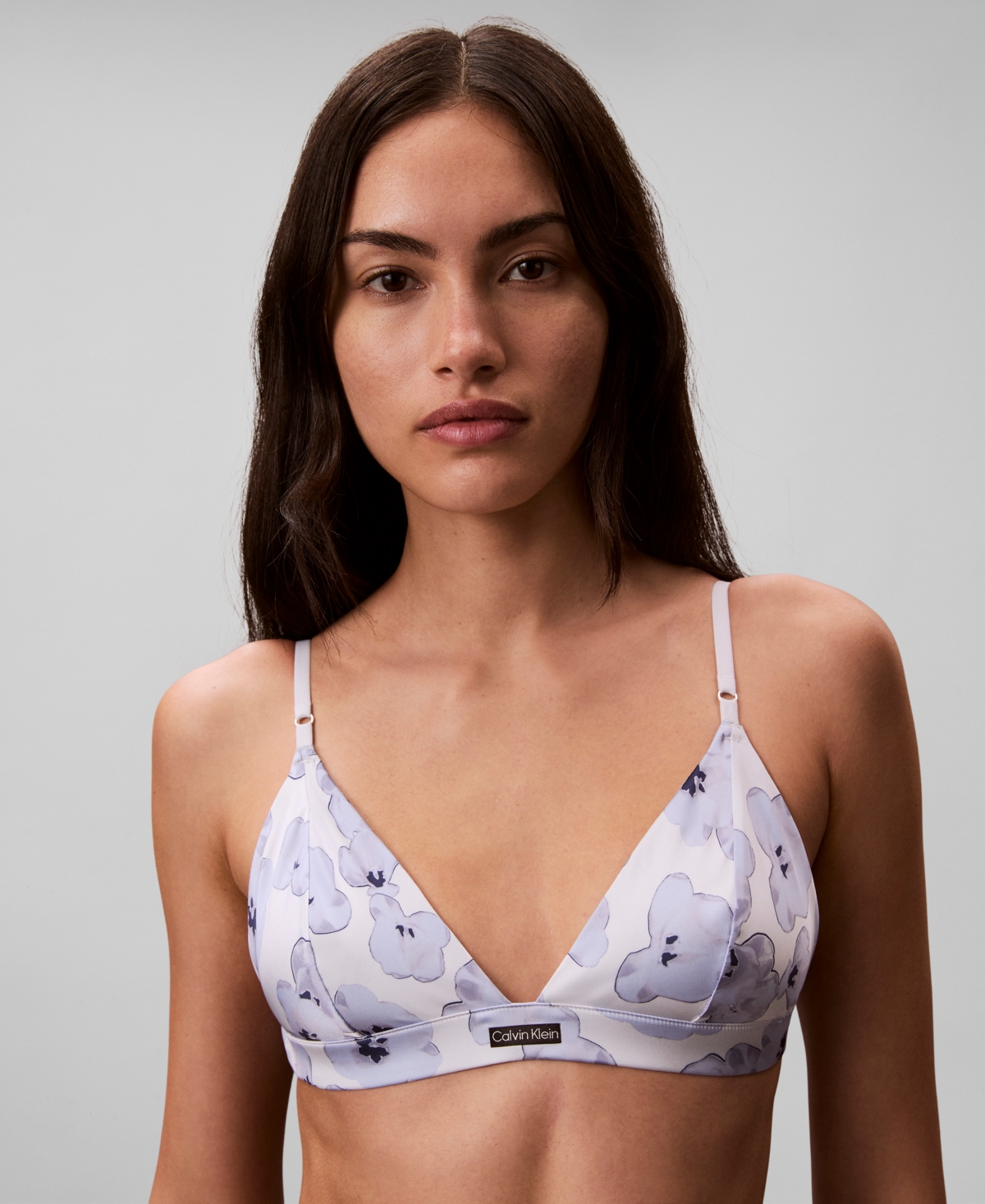 Click here for Calvin Klein Womens Triangle Cups Moderate Coverag... prices