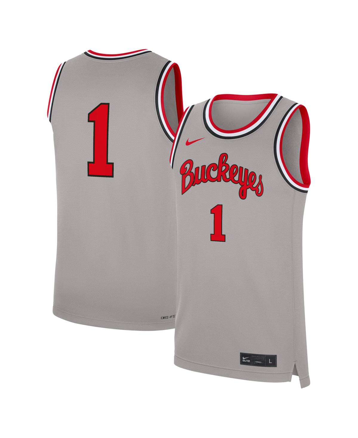 Click here for Nike Mens 1 Gray Ohio State Buckeyes Alternate Rep... prices