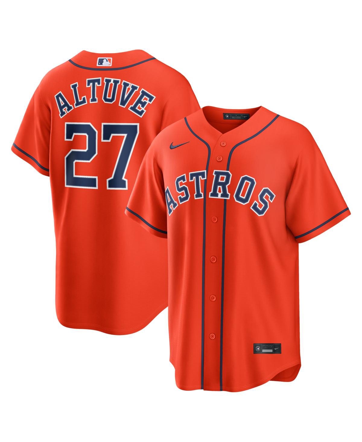 Click here for Nike Mens Jose Altuve Orange Houston Astros Altern... prices