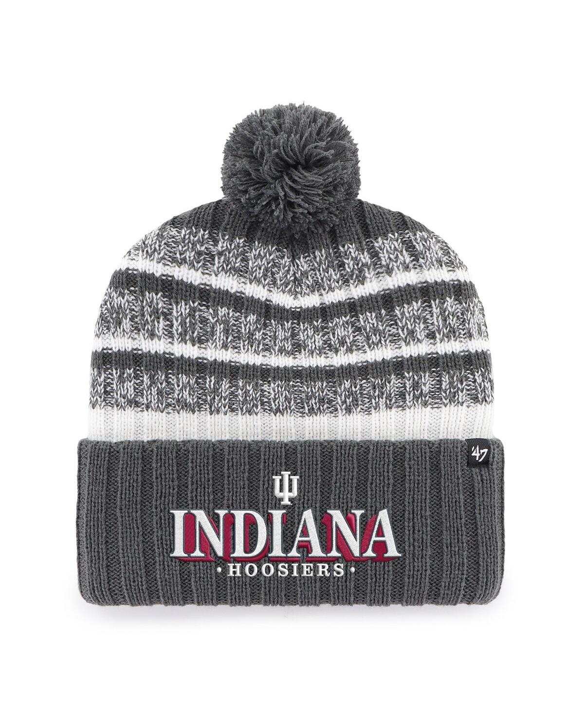 Click here for 47 Brand Mens Charcoal Indiana Hoosiers Tavern Cuf... prices