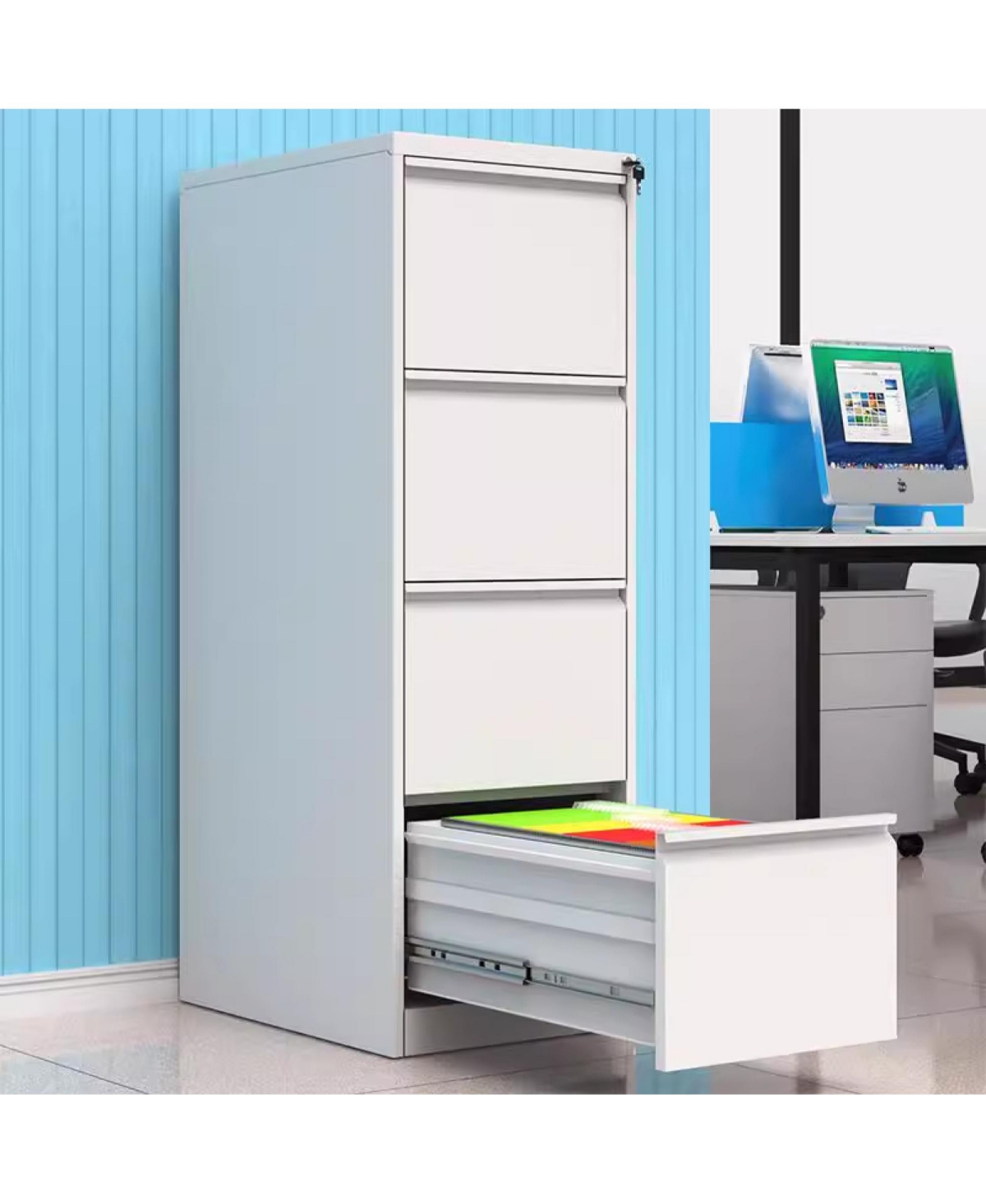 Click here for Rainsken 4 Drawer File Cabinet  Vertical Metal Fil... prices