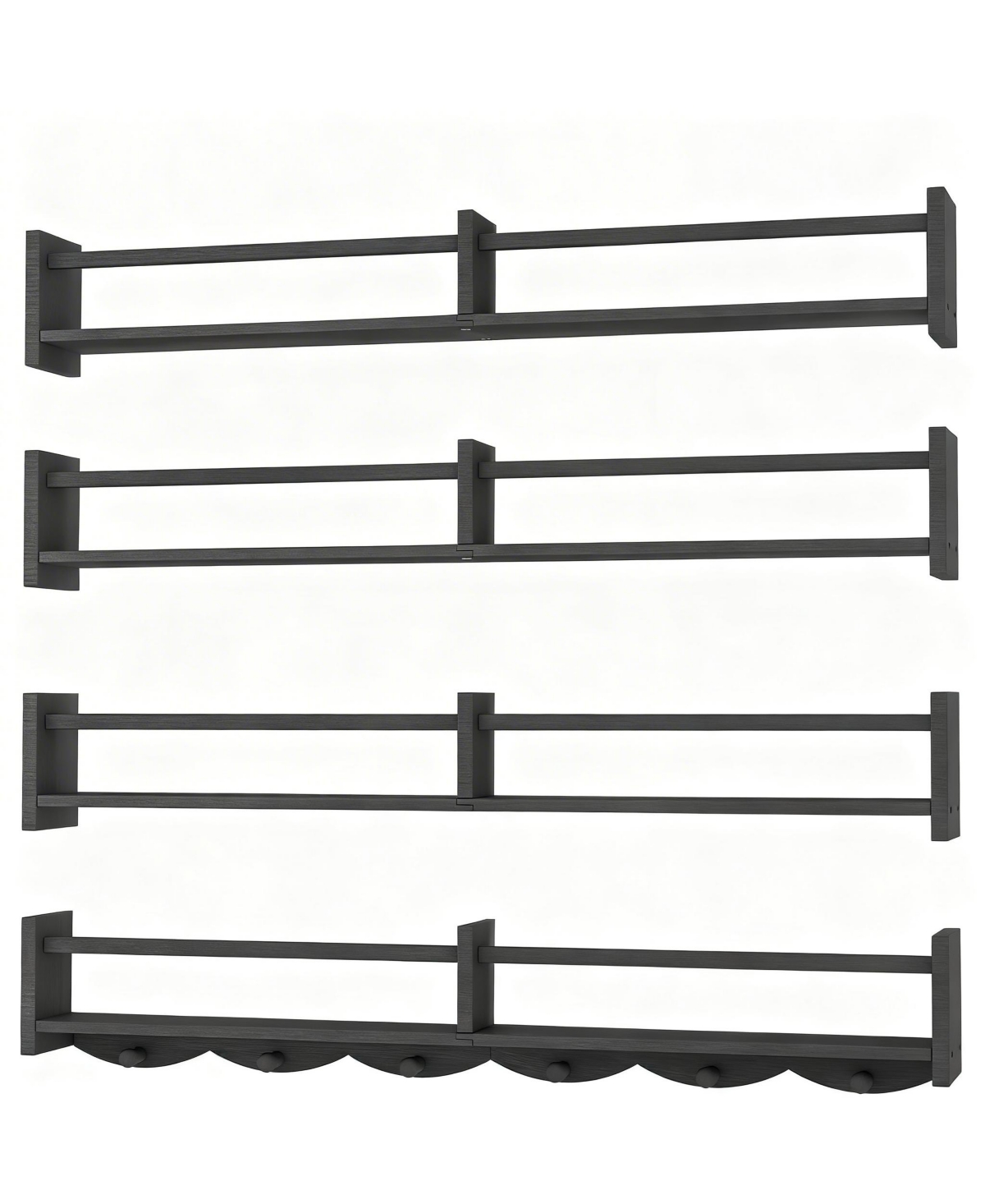 Click here for Yigii Floating Shelves Set of 4: Multi-functional... prices
