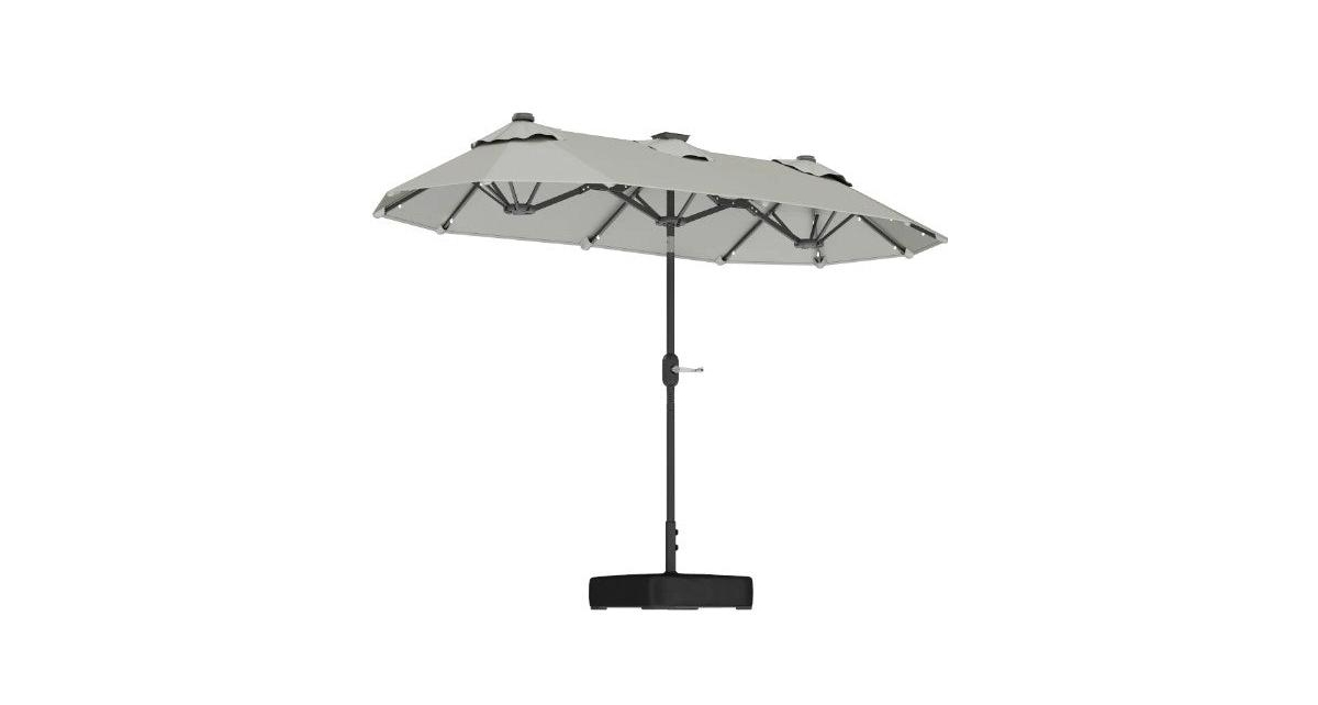 Click here for Clihome Spacious Outdoor Umbrella Double-sided Out... prices