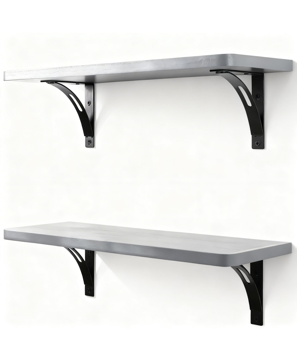 Click here for Yigii Wooden Wall Shelves Set of 2 - Easy Install... prices