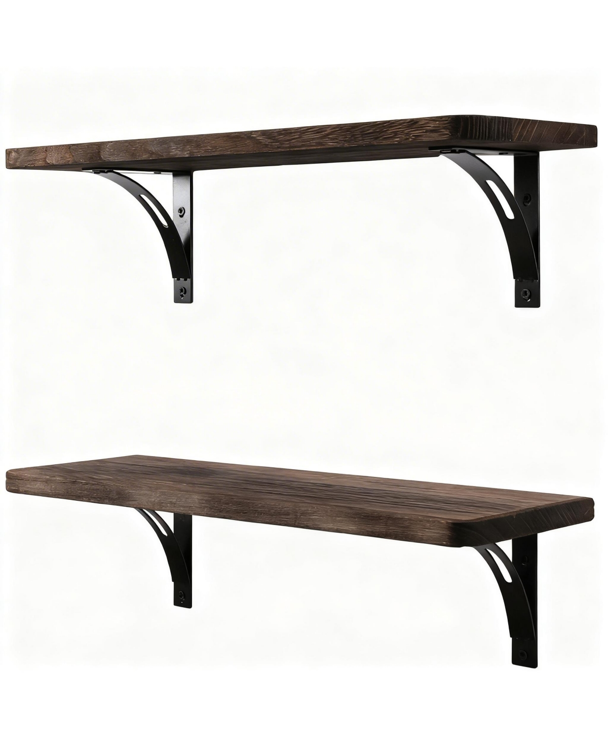 Click here for Yigii Wooden Wall Shelves Set of 2 - Easy Install... prices