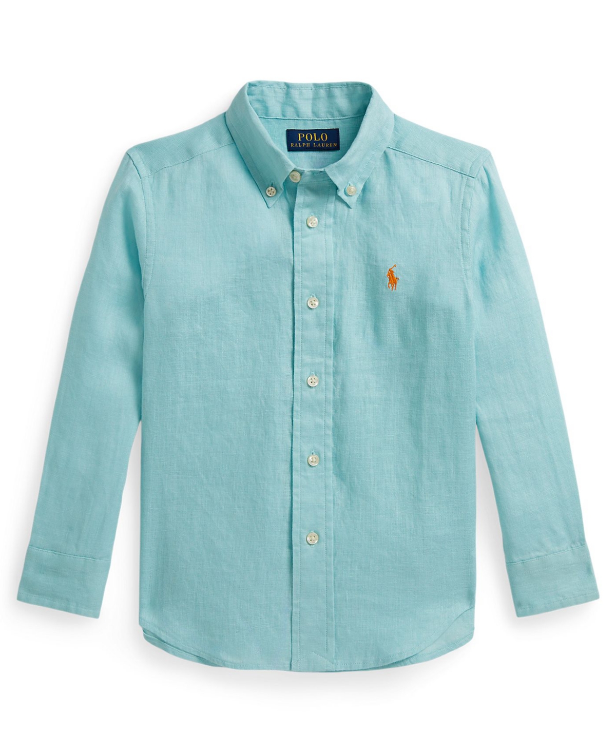 Click here for Polo Ralph Lauren Boys 2-7 Linen Shirt - PARAKEET prices