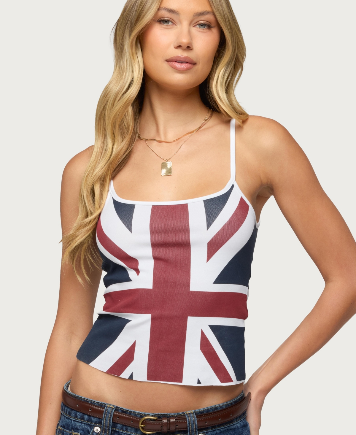Click here for Edikted Womens Uk Babe Tank Top - White prices