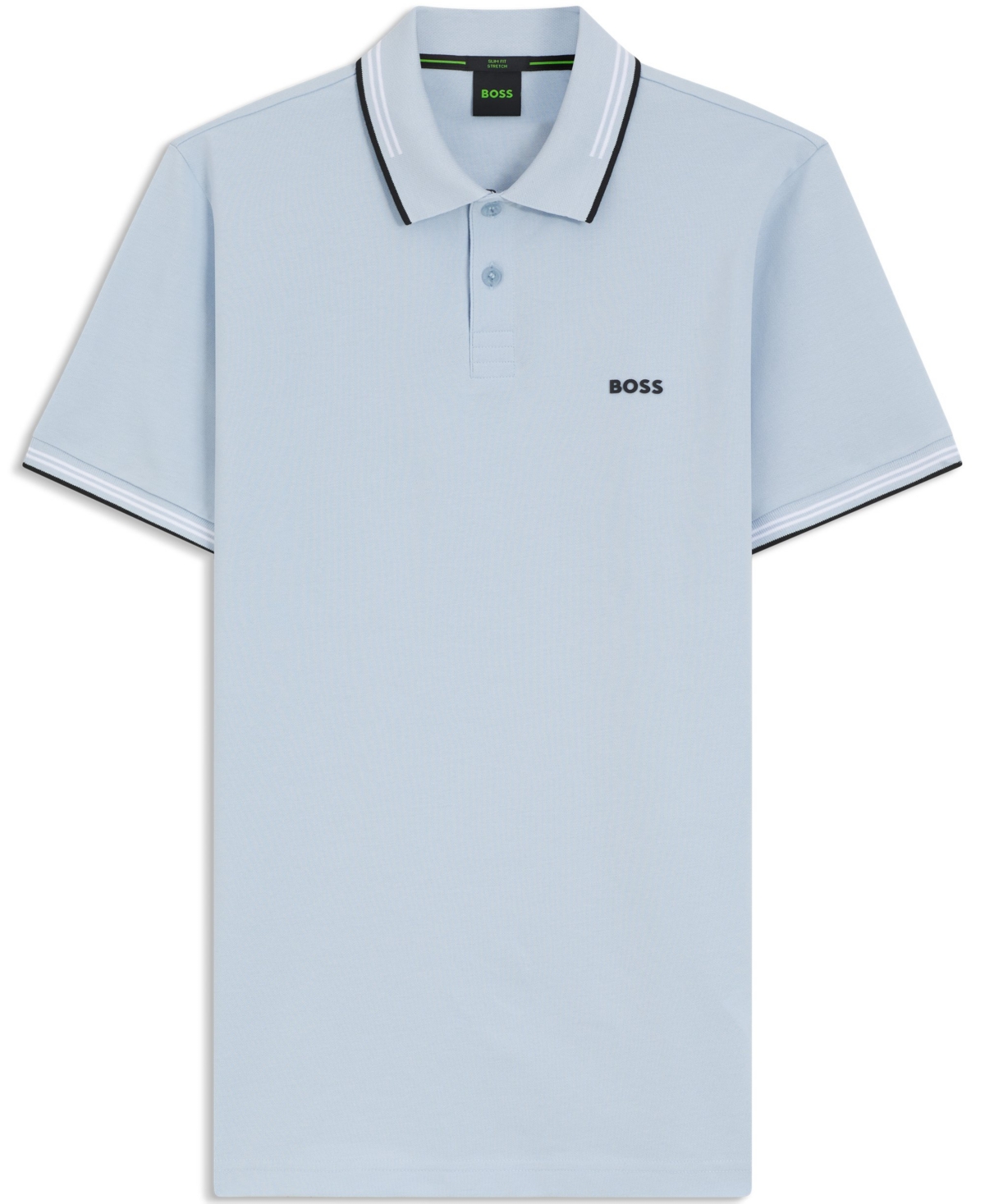 Click here for Boss by Hugo Boss Mens Stretch-Cotton Slim-Fit Pol... prices