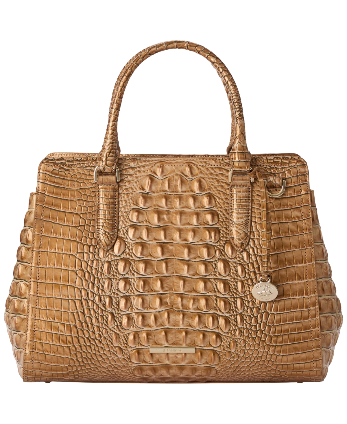 Click here for Brahmin Womens Finley Leather Large Satchel Bag -... prices