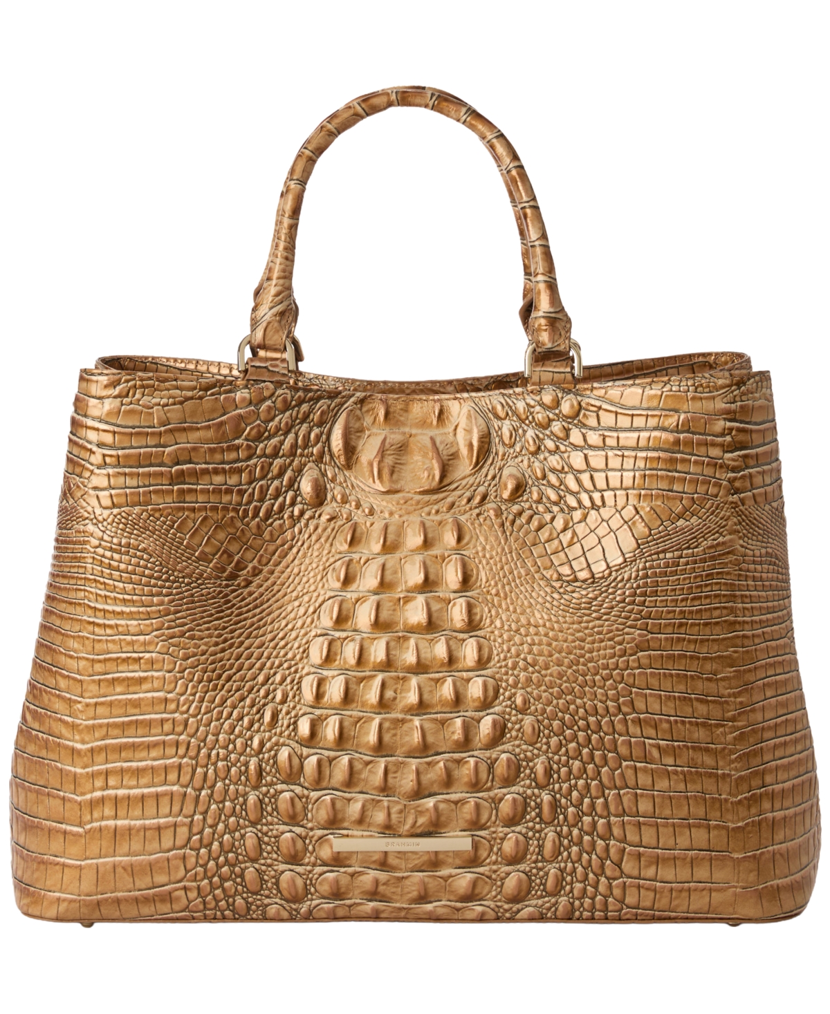 Click here for Brahmin Denise Large Leather Carryall Bag - Driftw... prices