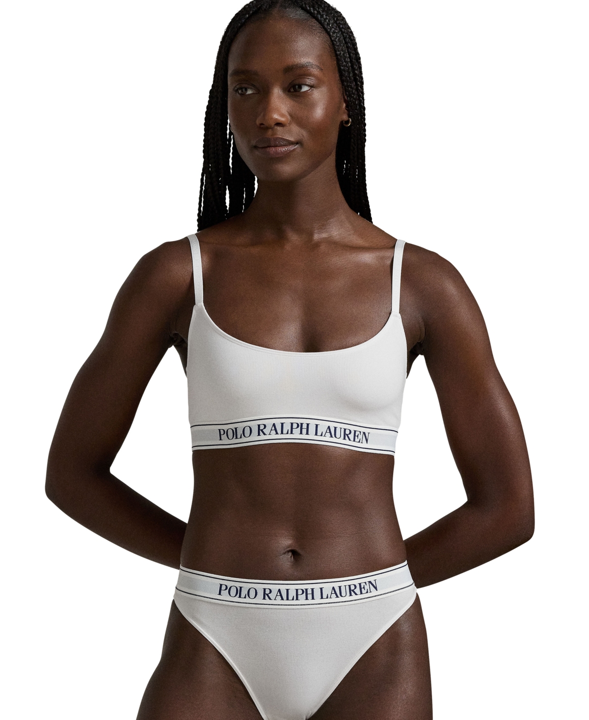 Click here for Polo Ralph Lauren Womens Bikini Briefs - White prices