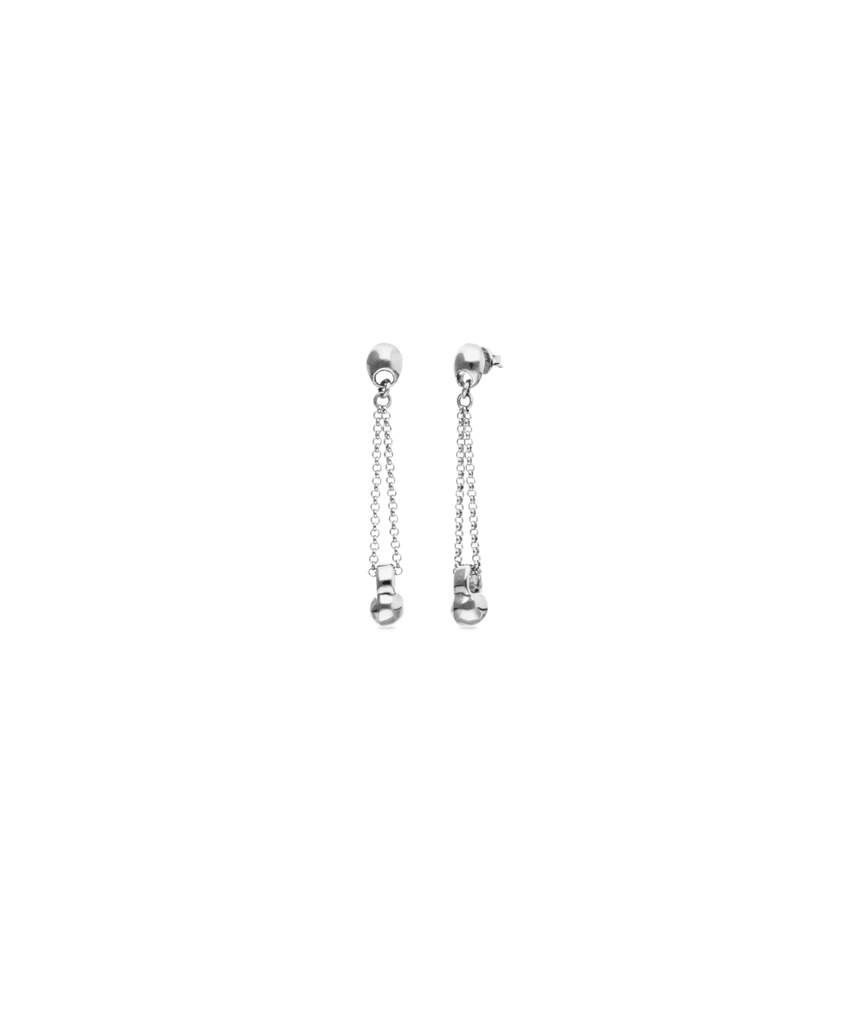 Click here for UNOde50 18k Gold Metal Alloy Earrings with Long Ch... prices