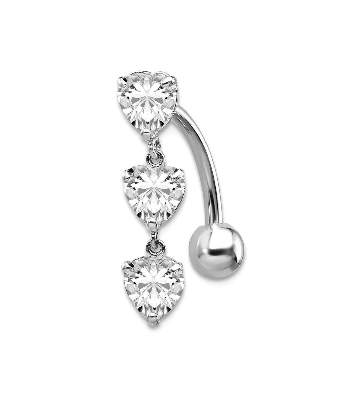 Click here for Curata Jewelry Solid 10k Gold 14g 5mm Triple Love... prices