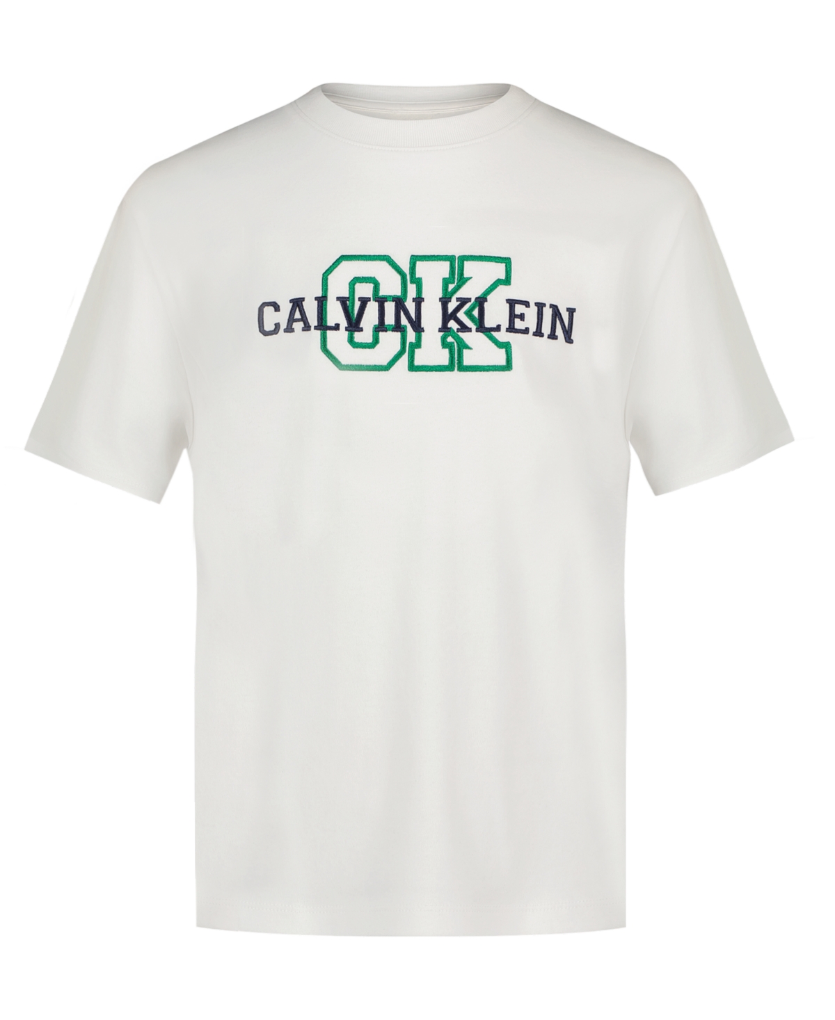 Click here for Calvin Klein Boys 8-16 Varsity Logo Crewneck T-Shi... prices