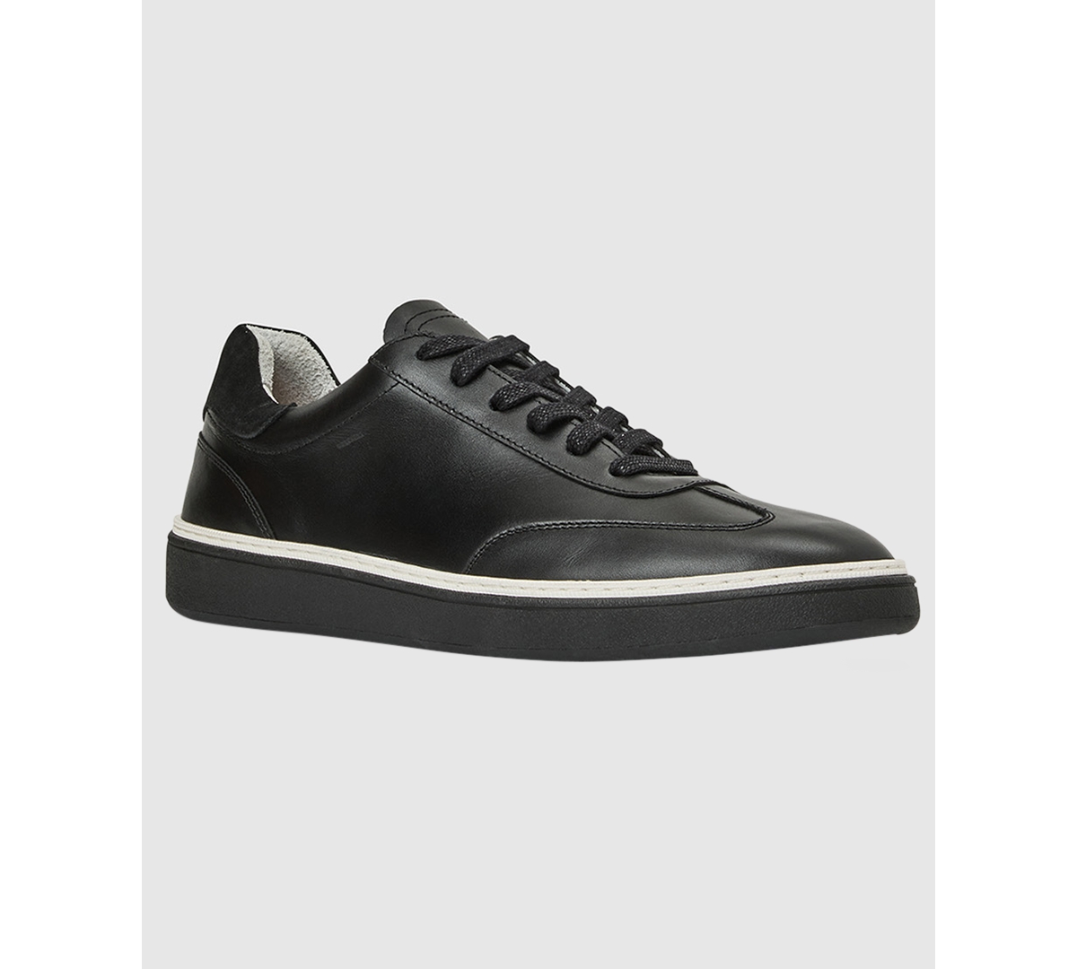Click here for Aquatalia Mens Milano Lace-Up Sneakers - Black prices