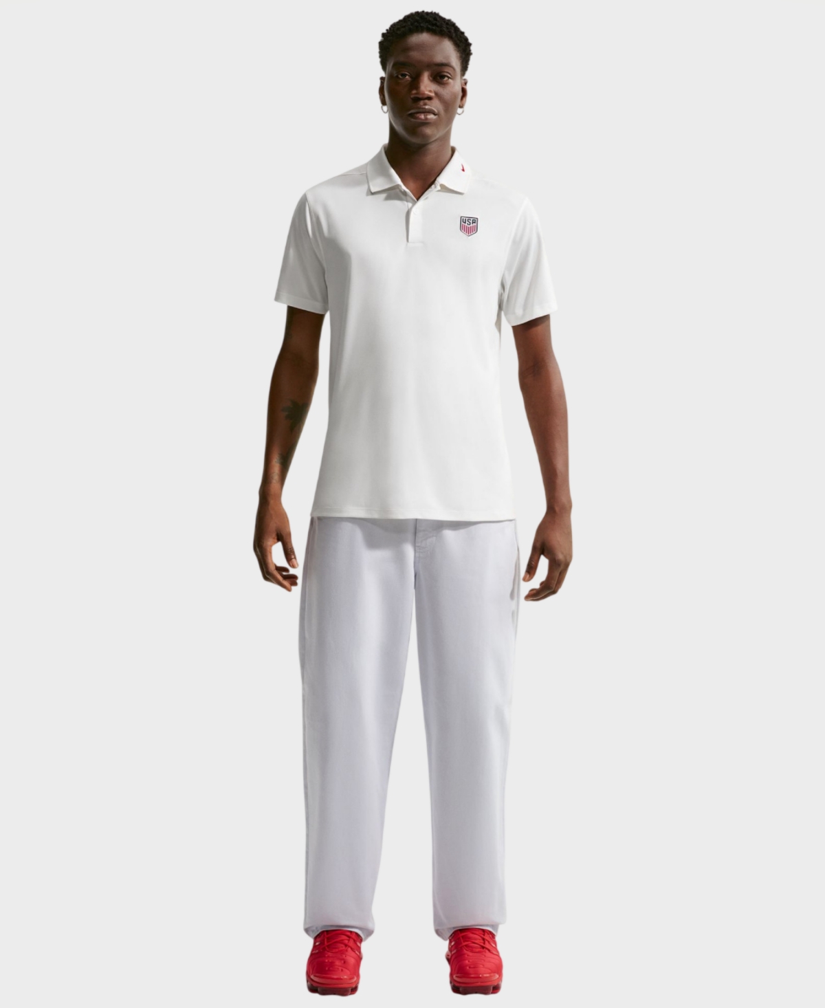 Click here for Nike Mens Usmnt Dri-fit Soccer Polo Shirt - White prices