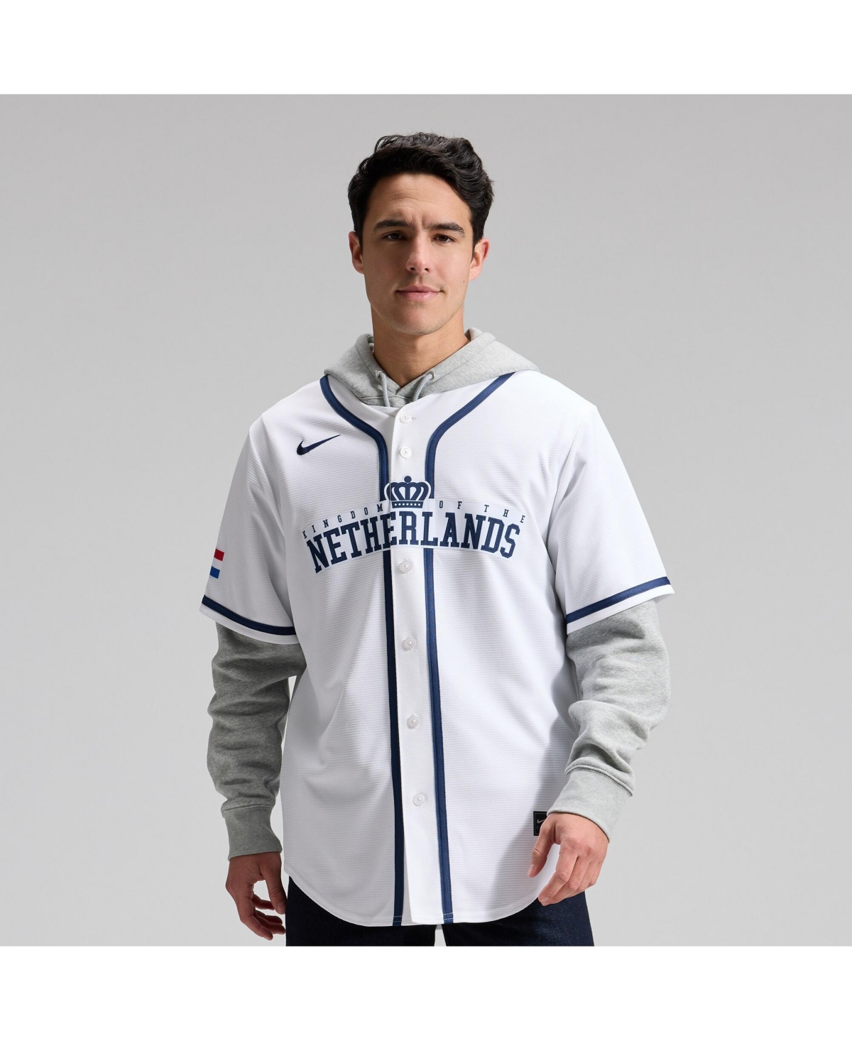 Click here for Nike Mens White Netherlands Baseball 2026 World Ba... prices
