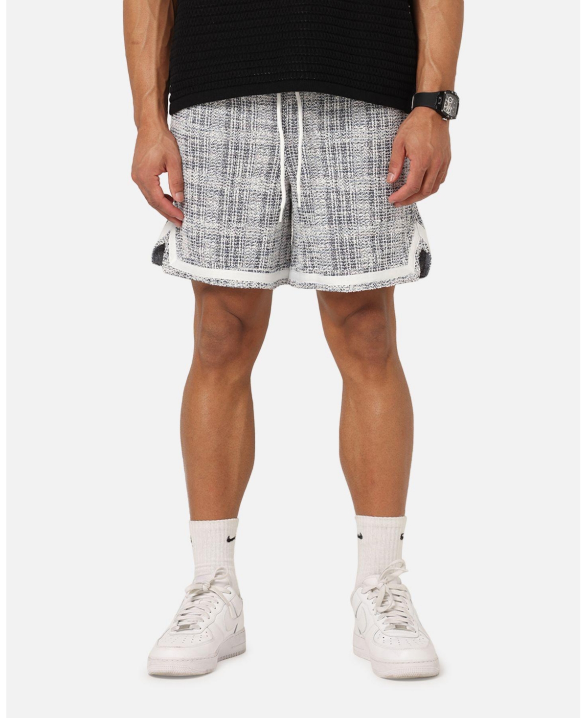 Click here for Xxiii Mens Textured Ball Shorts - Grey prices