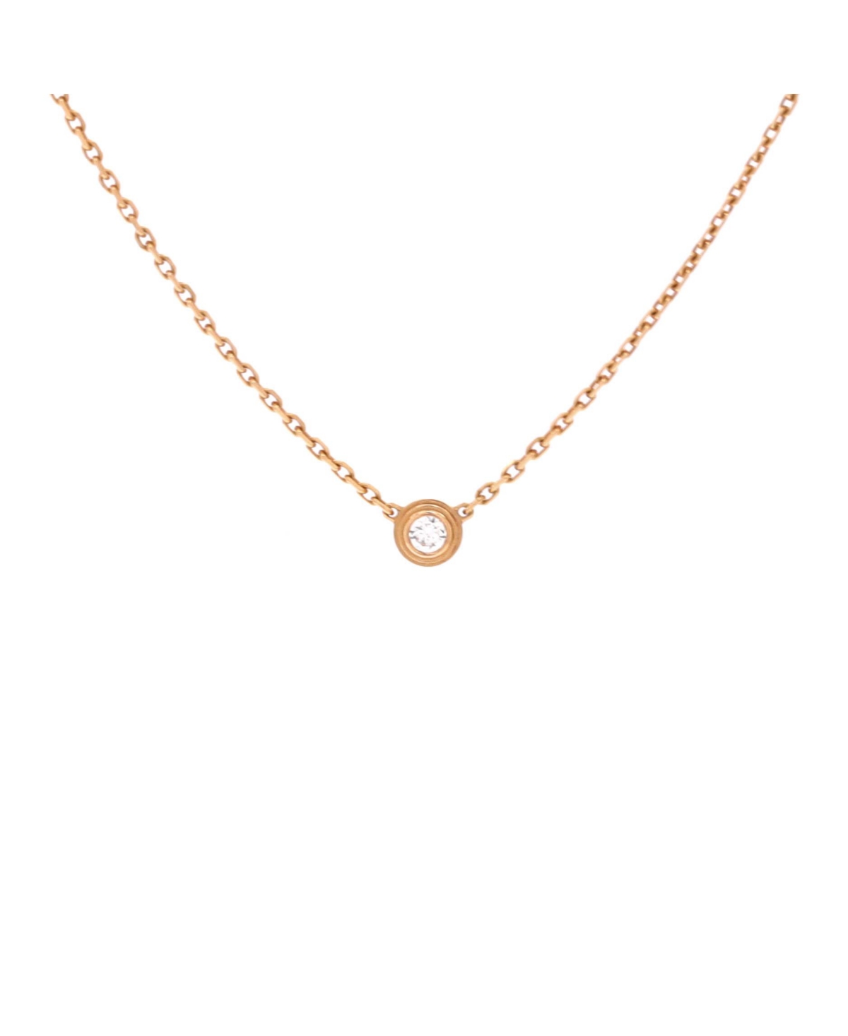 Click here for Pre-Owned Cartier DAmour Pendant Necklace - 18k ro... prices